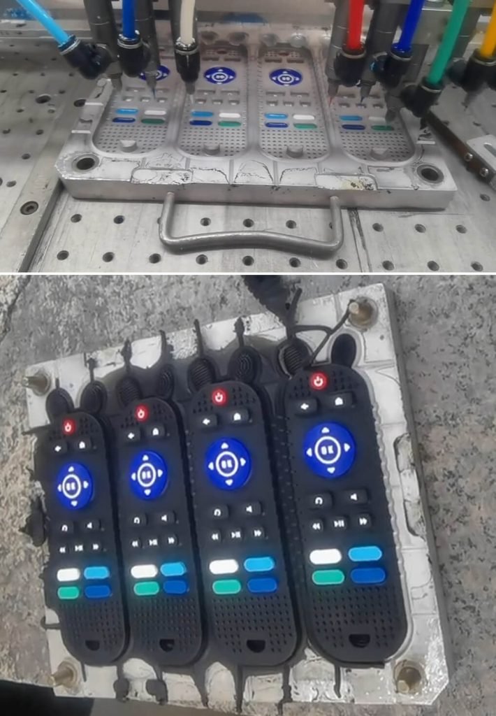 Multi Color Silicone Molding Dispensing Process - Silicone Product and ...